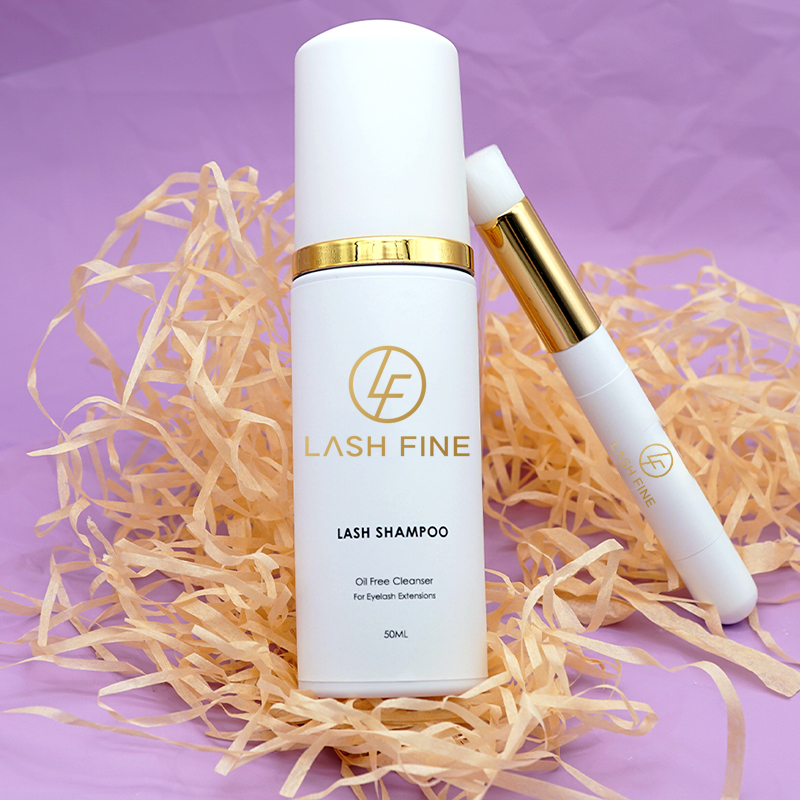 Lashfine-private label lash shampoo bottles wholesale